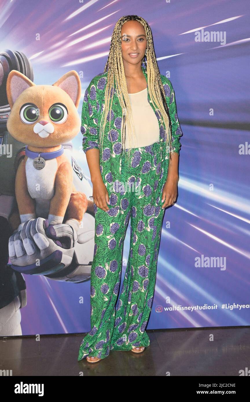 Esther Elisha attends the photocall of the Disney Pixar movie Lightyear ...