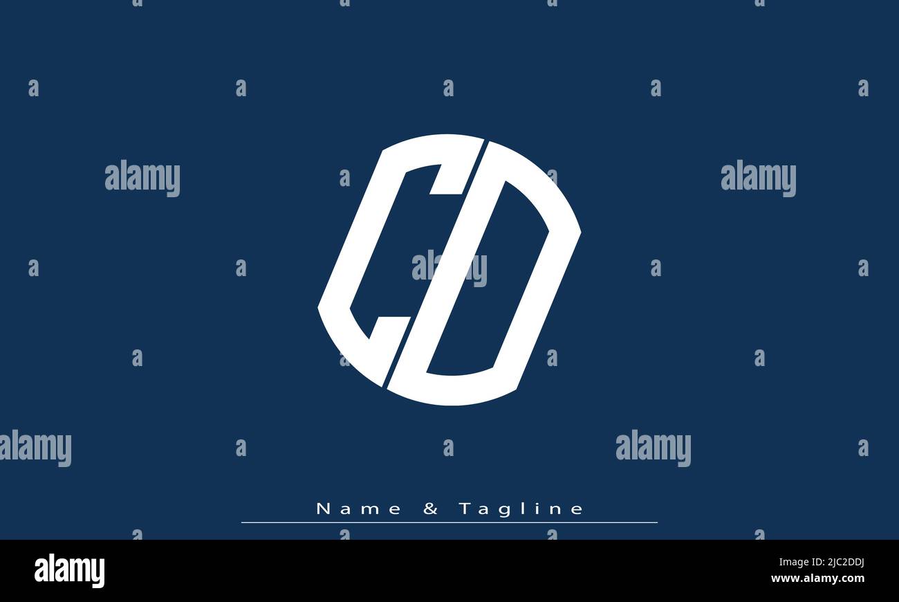 Alphabet letters Initials Monogram logo CD , DC Stock Vector Image ...
