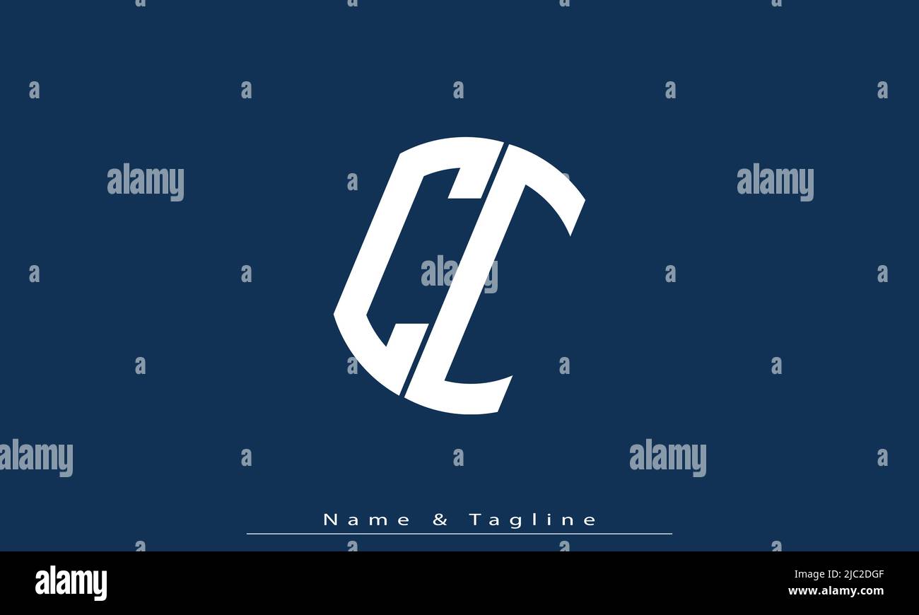 Letter cc logo Stock Vector Images - Alamy