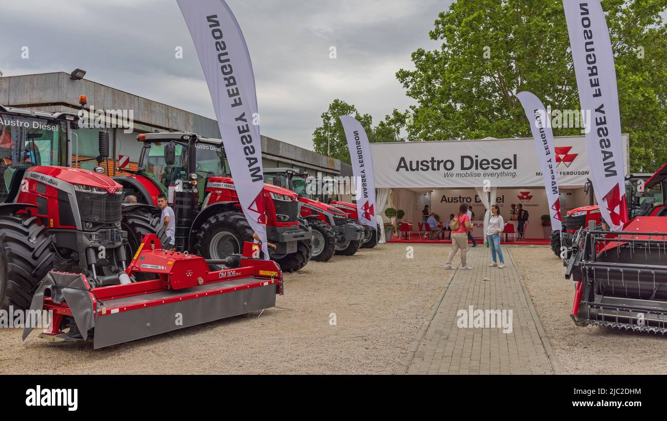 Novi Sad, Serbia - May 23, 2022: Austro Diesel Expo Stand Massey ...
