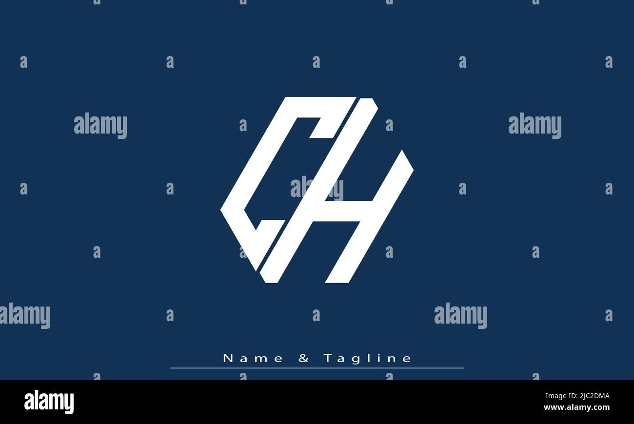 Alphabet letters Initials Monogram logo CH , HC Stock Vector Image ...