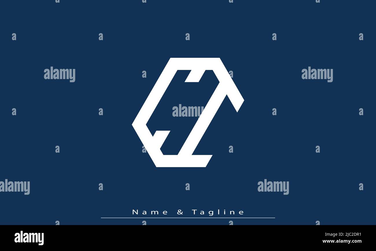 Alphabet letters Initials Monogram logo CI , IC Stock Vector Image ...