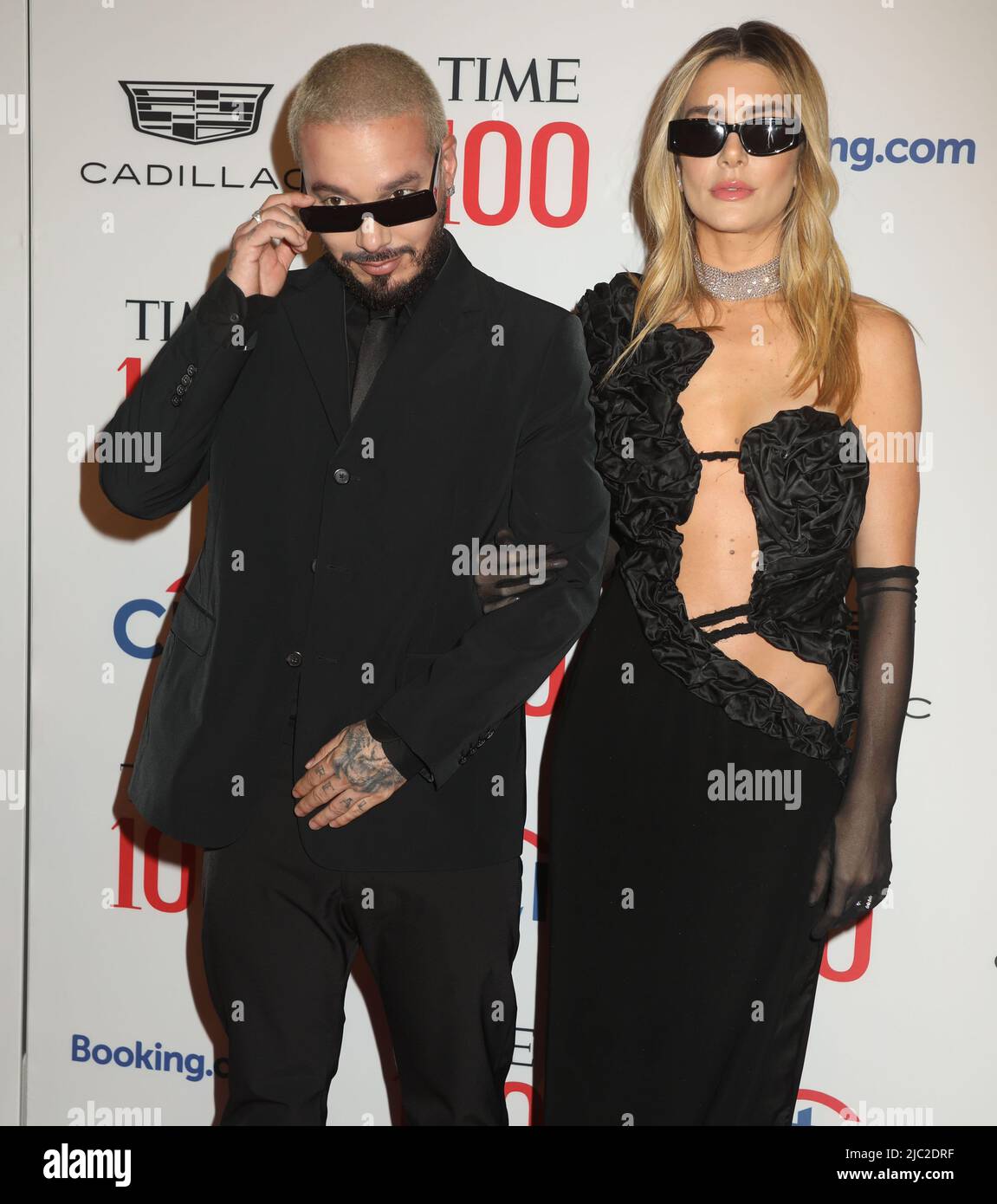June 8, 2022, New York, New York, USA: Singer J BALVIN and model ...
