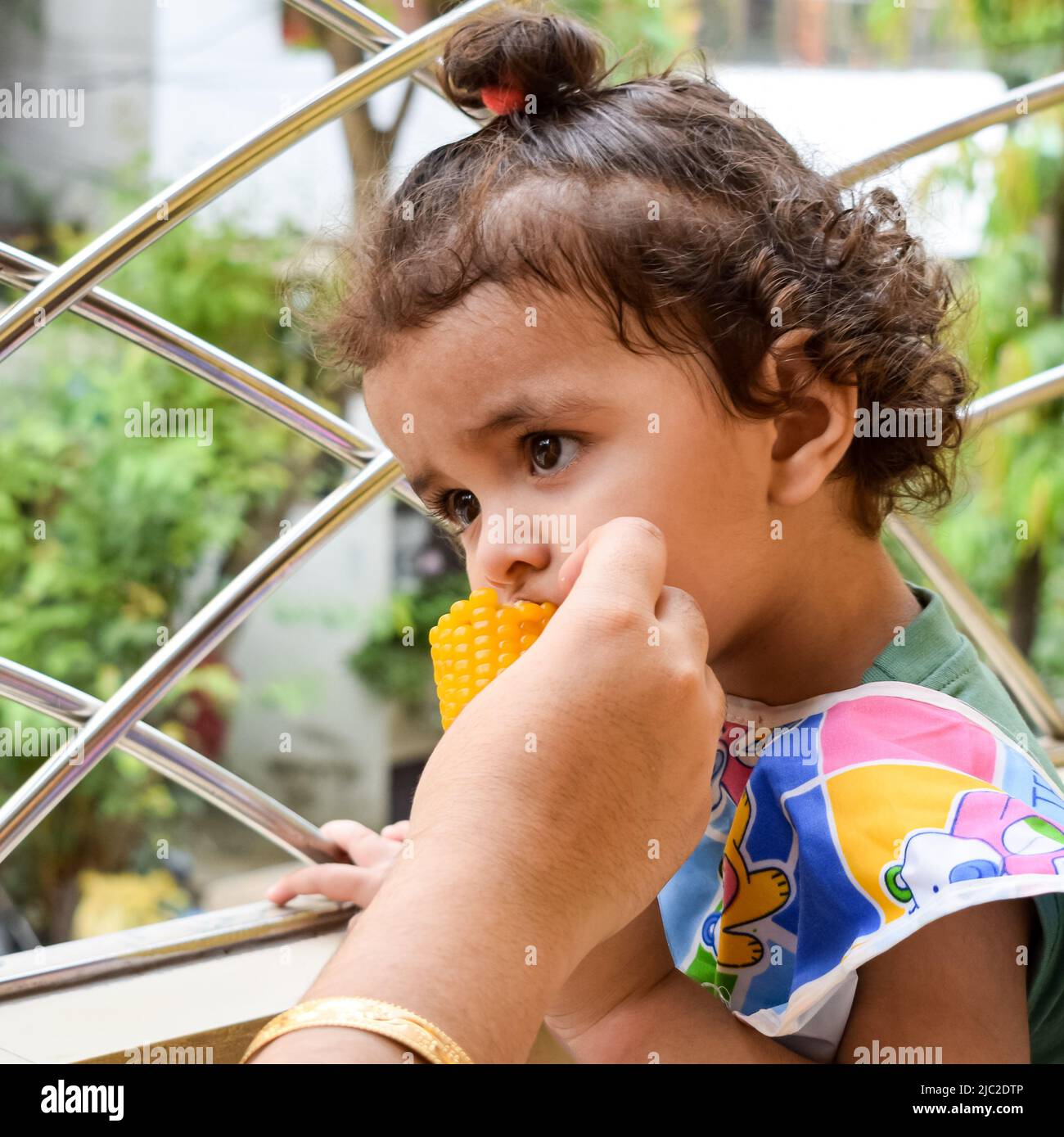 Cute little boy Shivaay at home balcony during summer time, Sweet ...