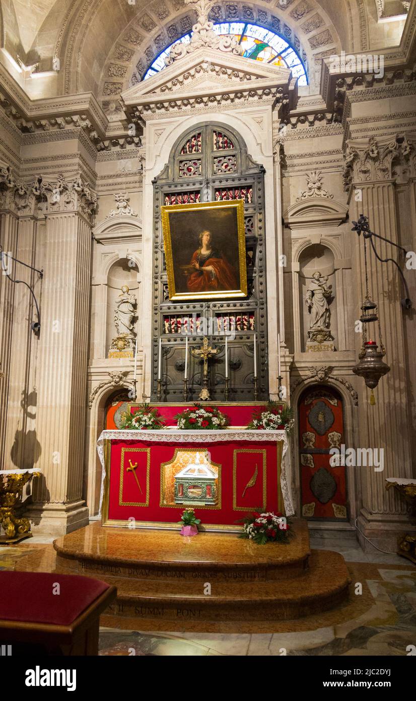 Relics of saint lucy hi-res stock photography and images - Alamy