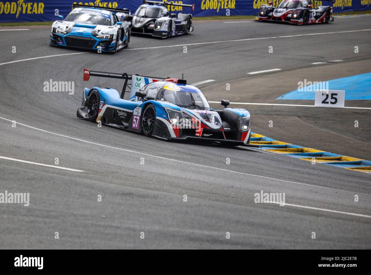 Le Mans, France. 09th June, 2022. 57 RUPP Stephan (swi), HARPER-ELLAM ...