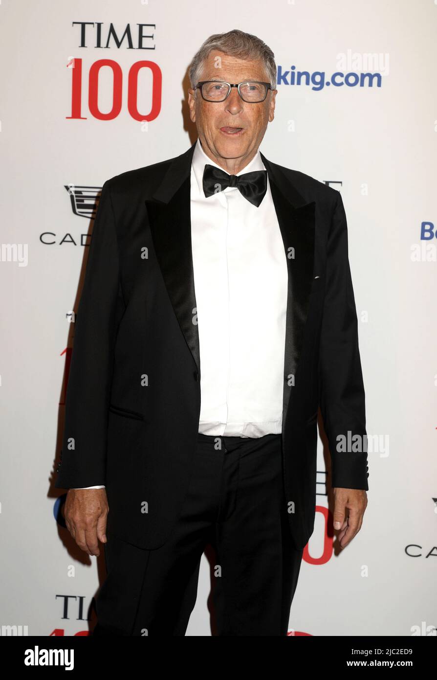 June 8, 2022, New York, New York, USA: BILL GATES attends the 2022 TIME ...