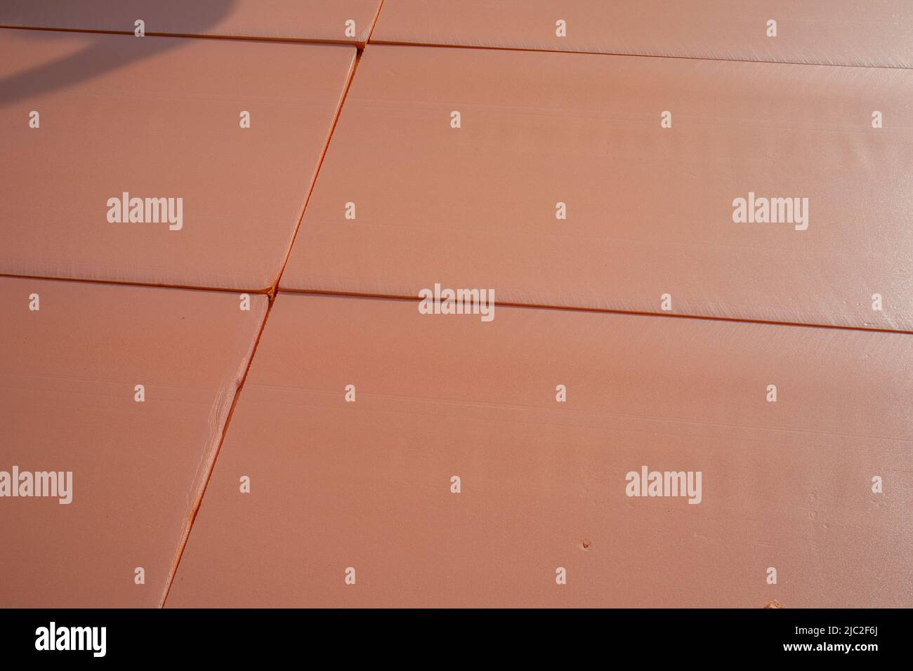 PS styrofoam insulation board fits snugly on the floor. building ...