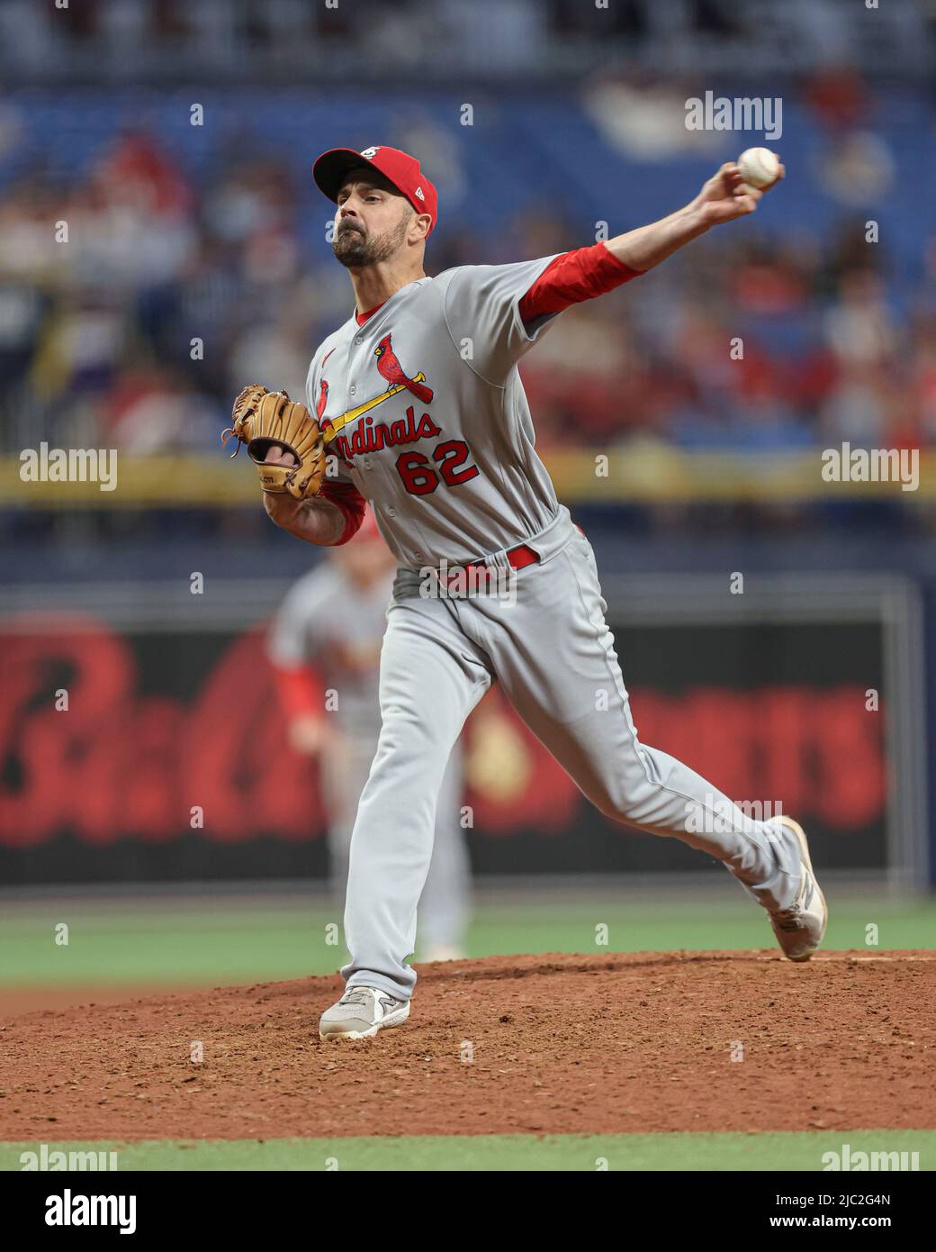 St. Petersburg, FL. USA; St. Louis Cardinals relief pitcher T.J ...