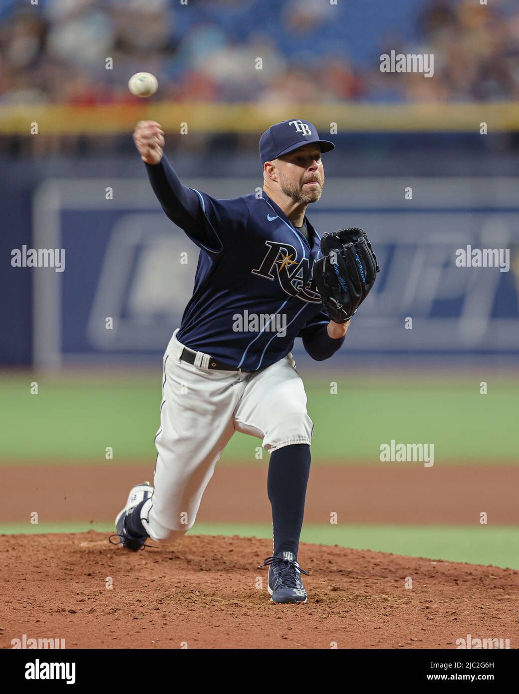 St. Petersburg, FL. USA; Tampa Bay Rays starting pitcher Corey Kluber ...