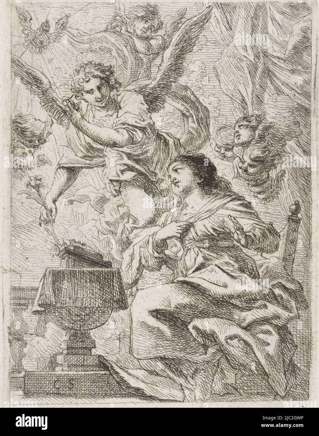 Mary and the angel gabriel hi-res stock photography and images - Alamy