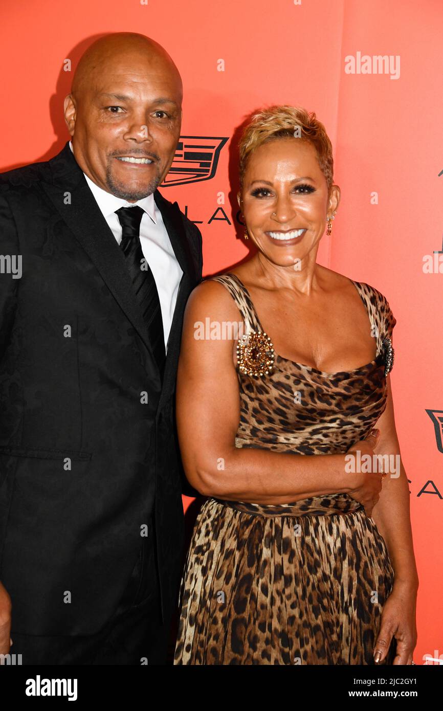 New York, United States, 8 June, 2022 pictured Rodney Norris, Adrienne ...