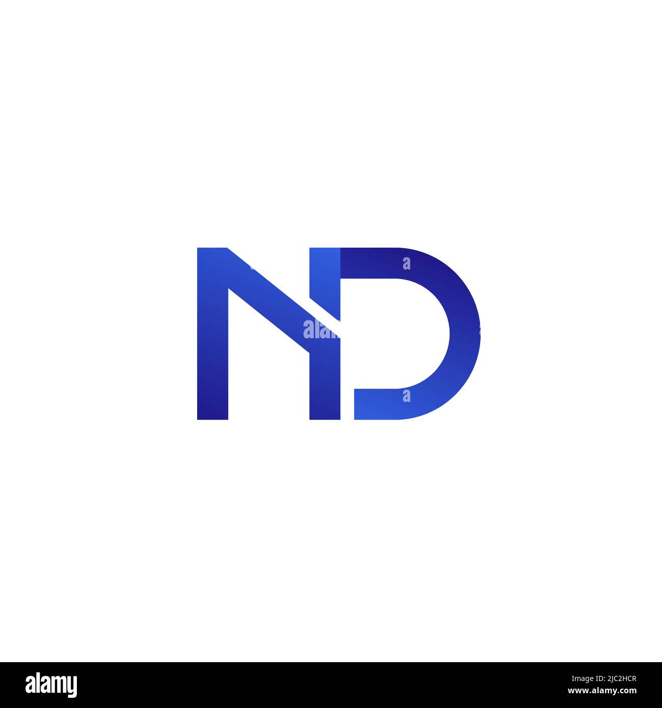 ND letters vector logo design Stock Vector Image & Art - Alamy