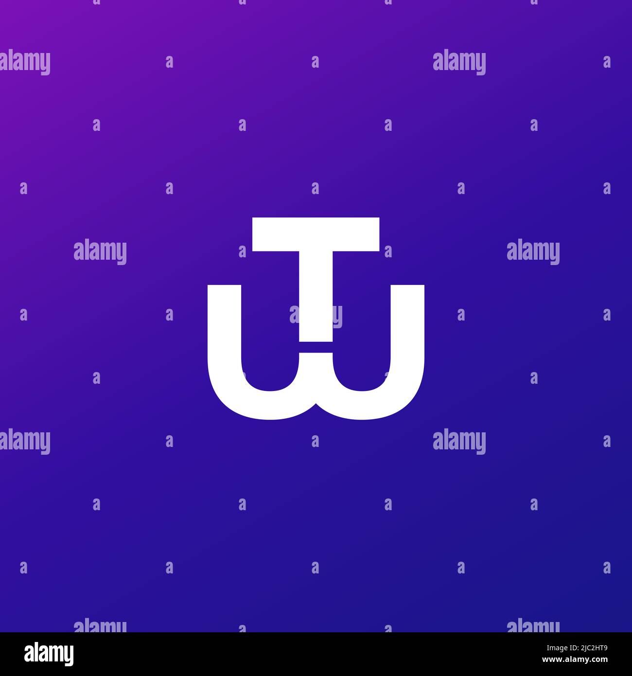 TW letters logo, monogram vector design Stock Vector Image & Art - Alamy