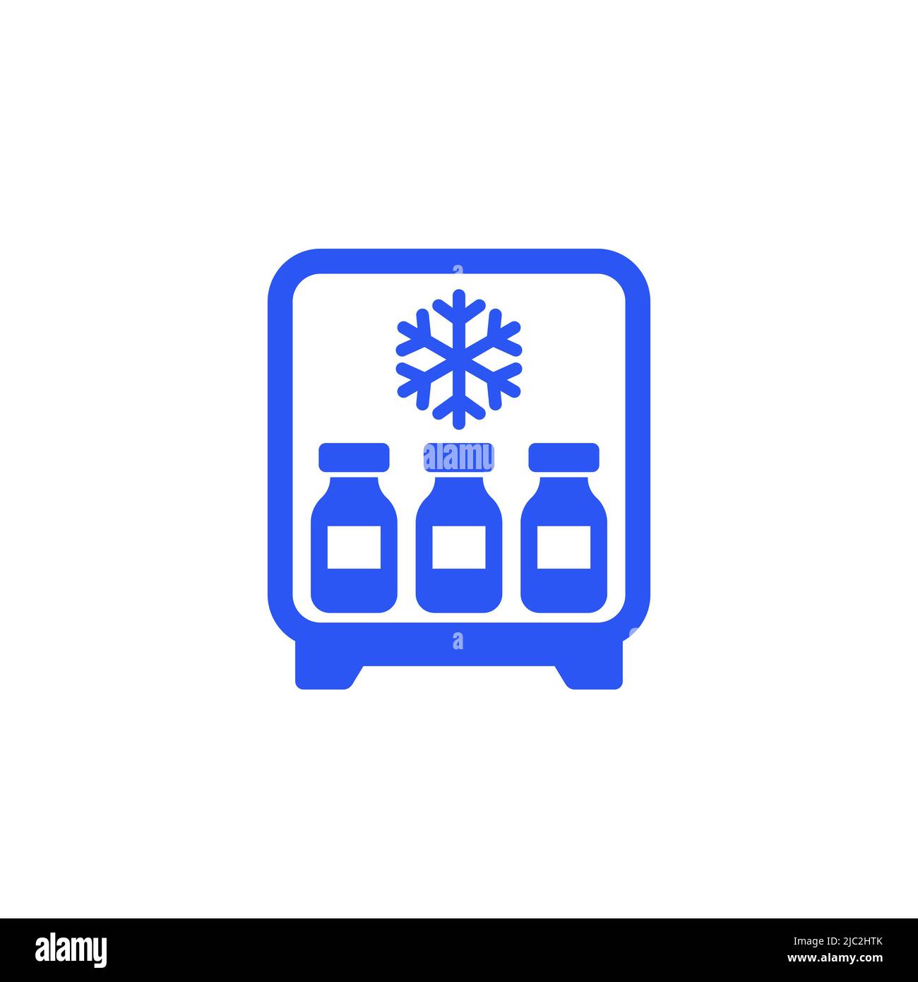vaccine in the fridge icon Stock Vector Image & Art - Alamy