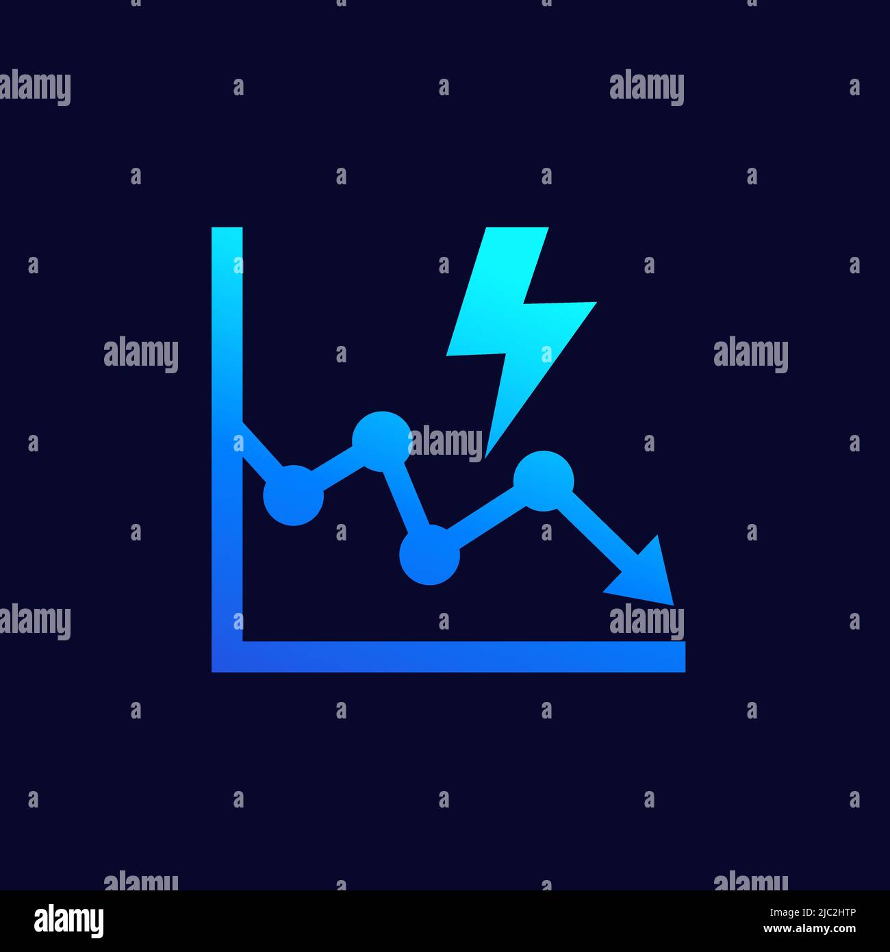 power consumption decrease and reduction icon Stock Vector Image & Art - Alamy
