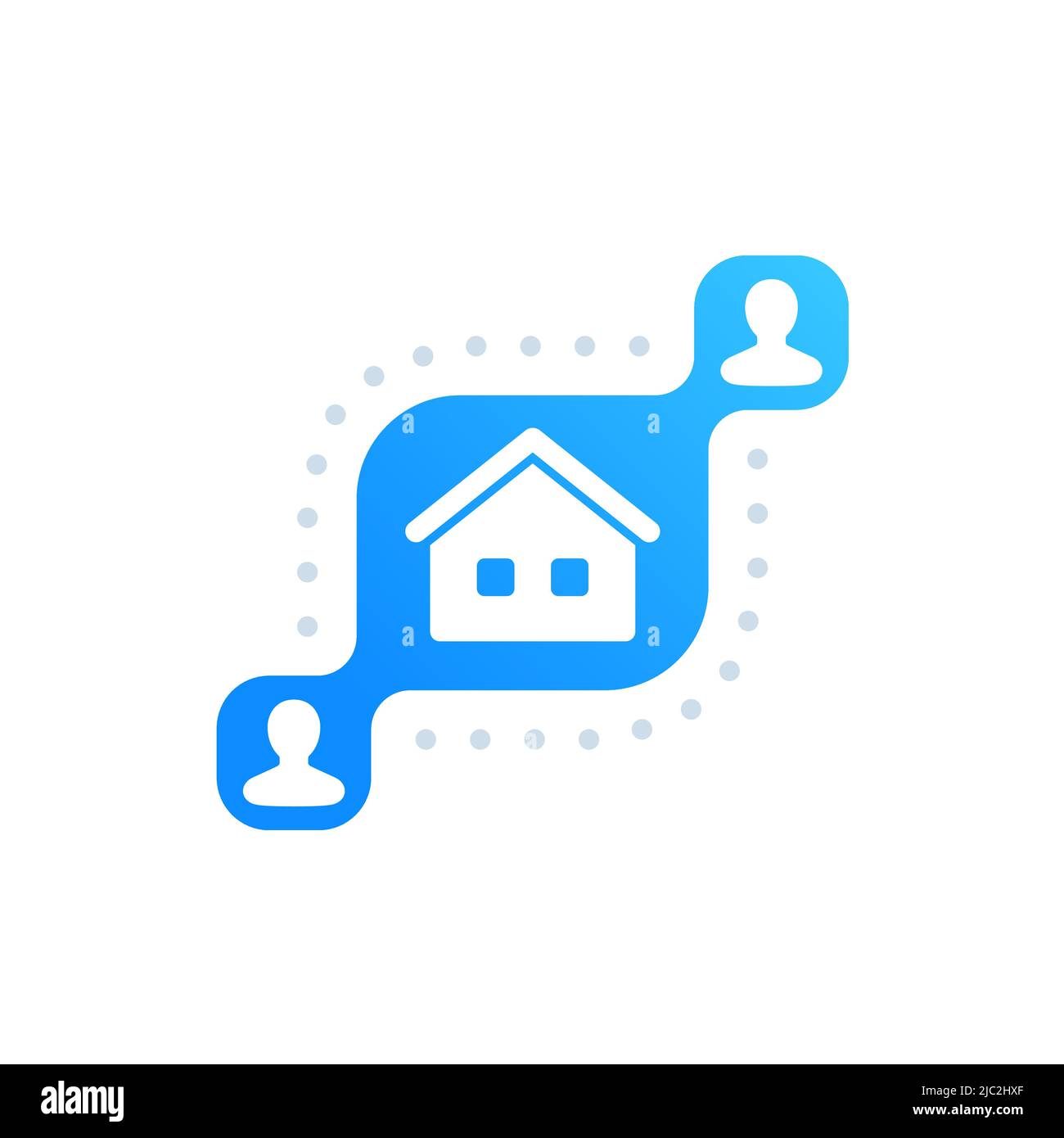 tenants and house vector icon Stock Vector Image & Art - Alamy