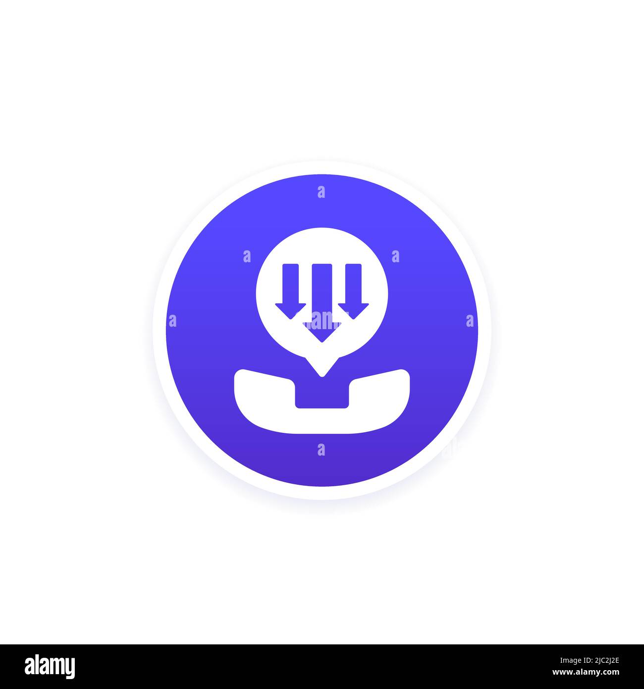 incoming calls icon for web Stock Vector Image & Art - Alamy