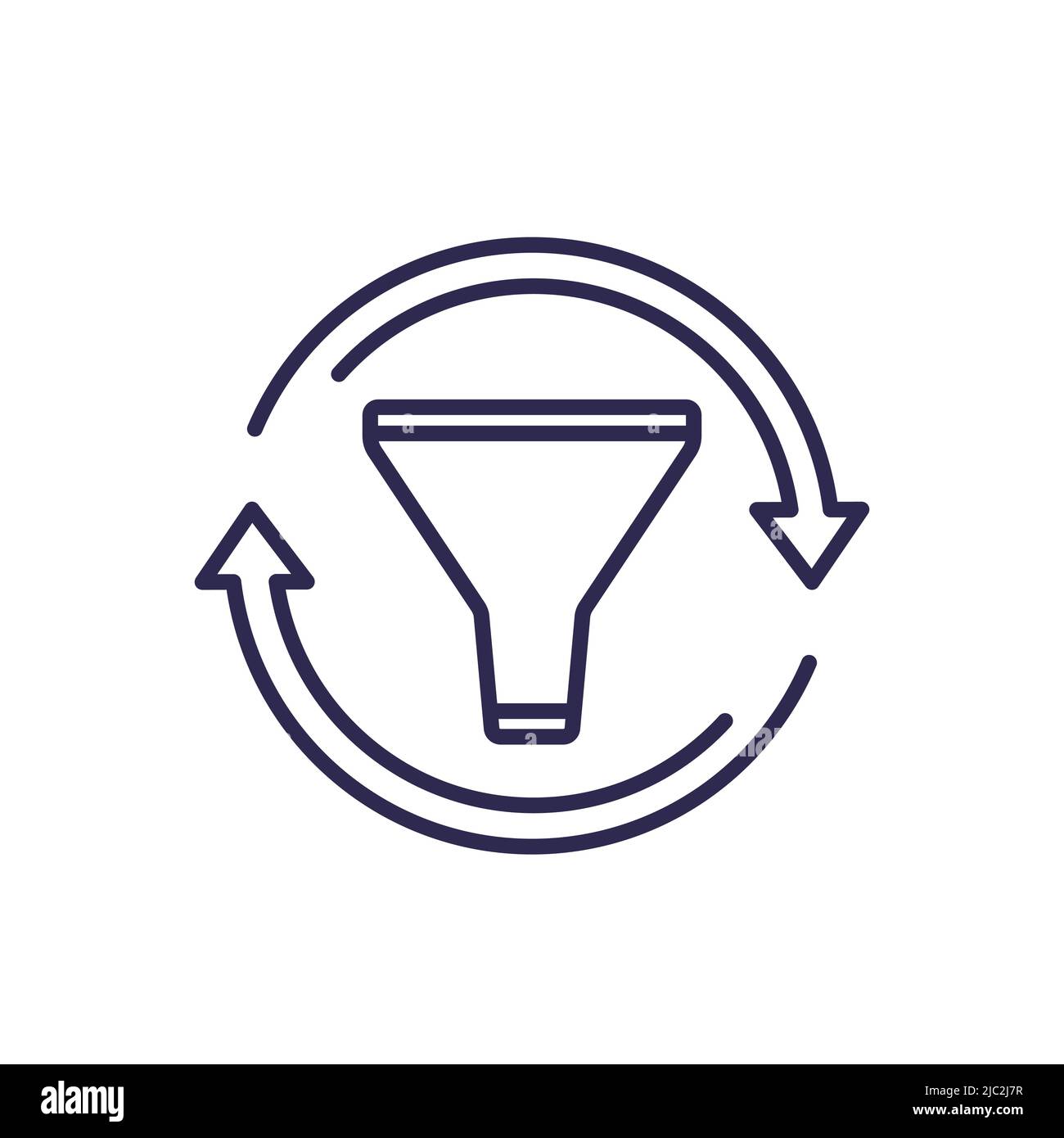 Sorting circle Stock Vector Images - Alamy