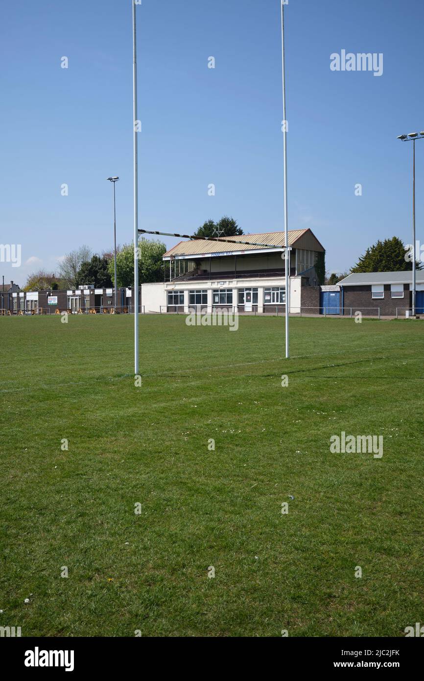 Penarth Rugby Club Ground at The Rec in Penarth South Wales Stock Photo ...