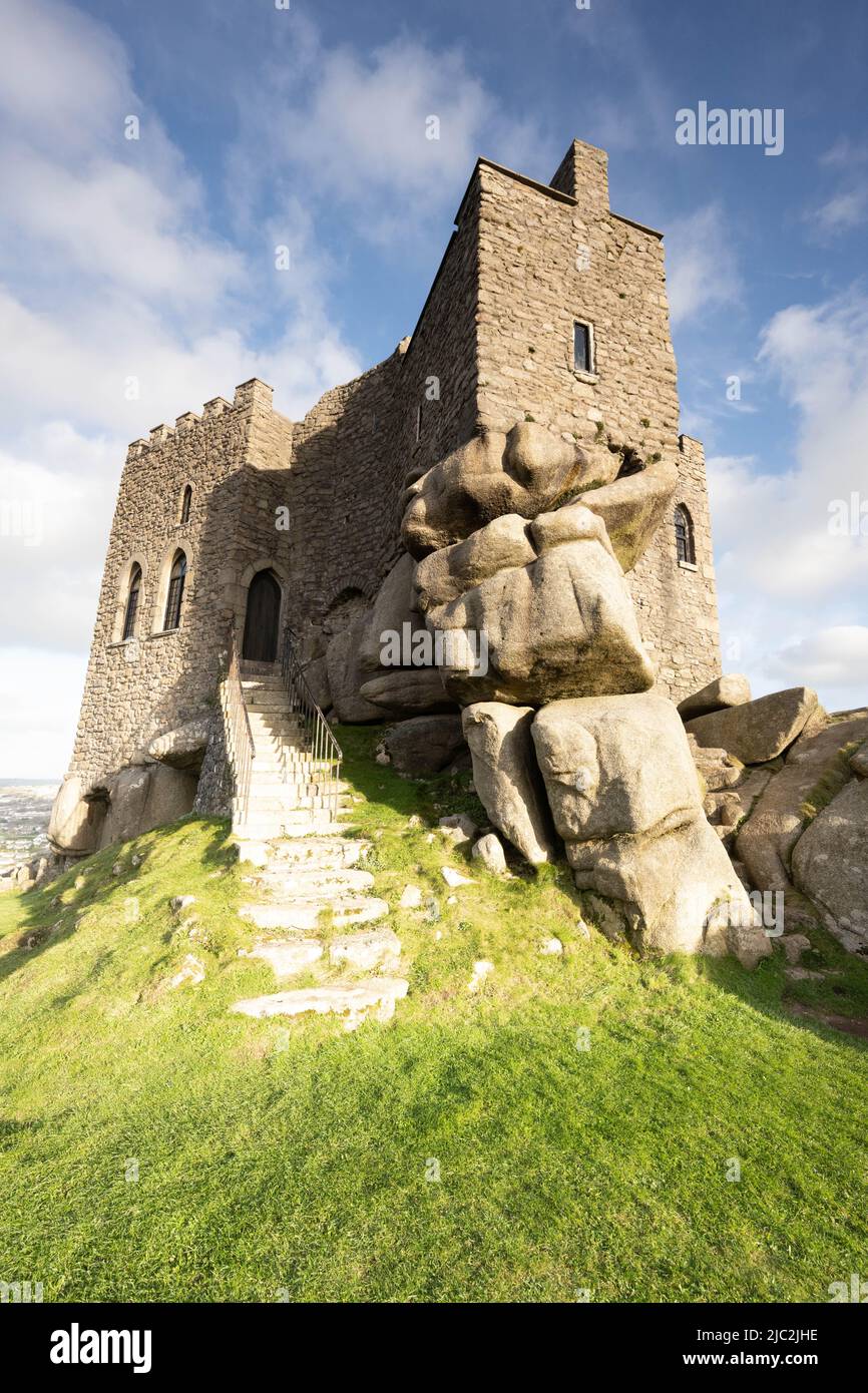 Carn Brea Castle, Redruth, Cornwall Stock Photo - Alamy