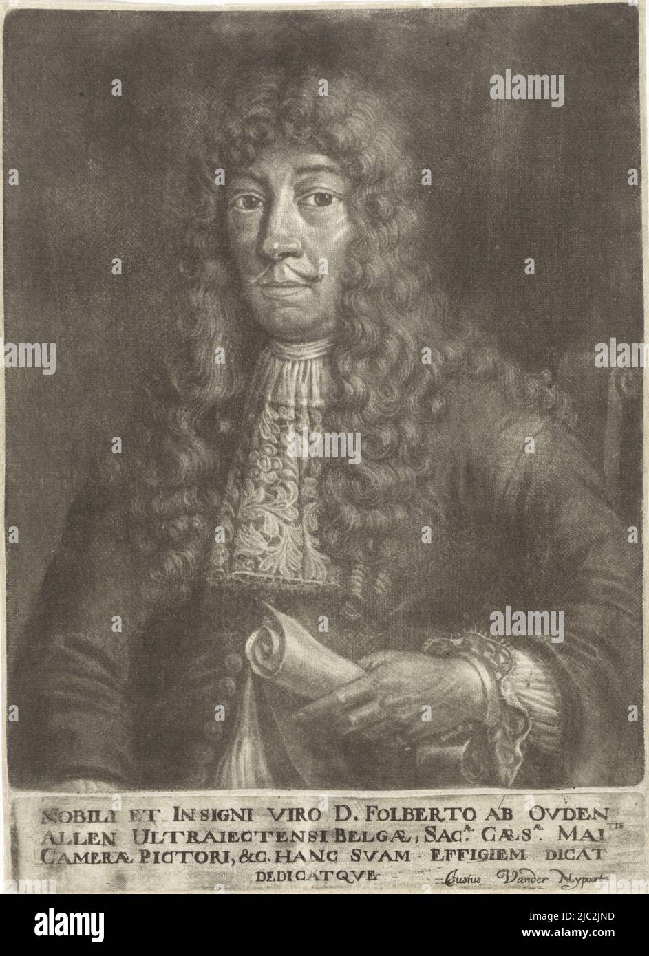 Printmaker justus van der nypoort holding hi-res stock photography and ...