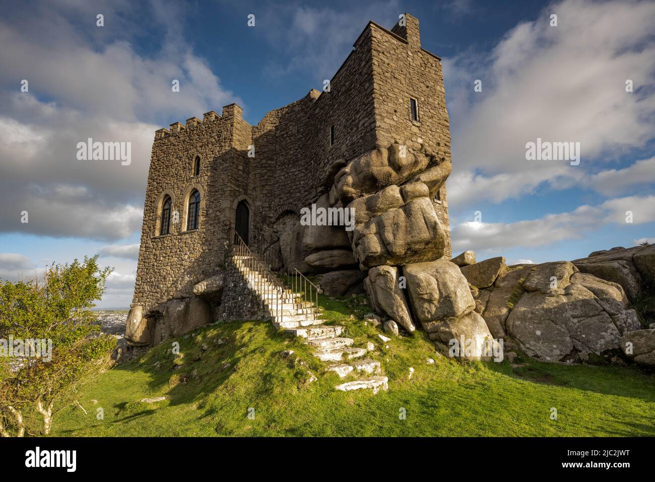 Carn Brea Castle, Redruth, Cornwall Stock Photo - Alamy