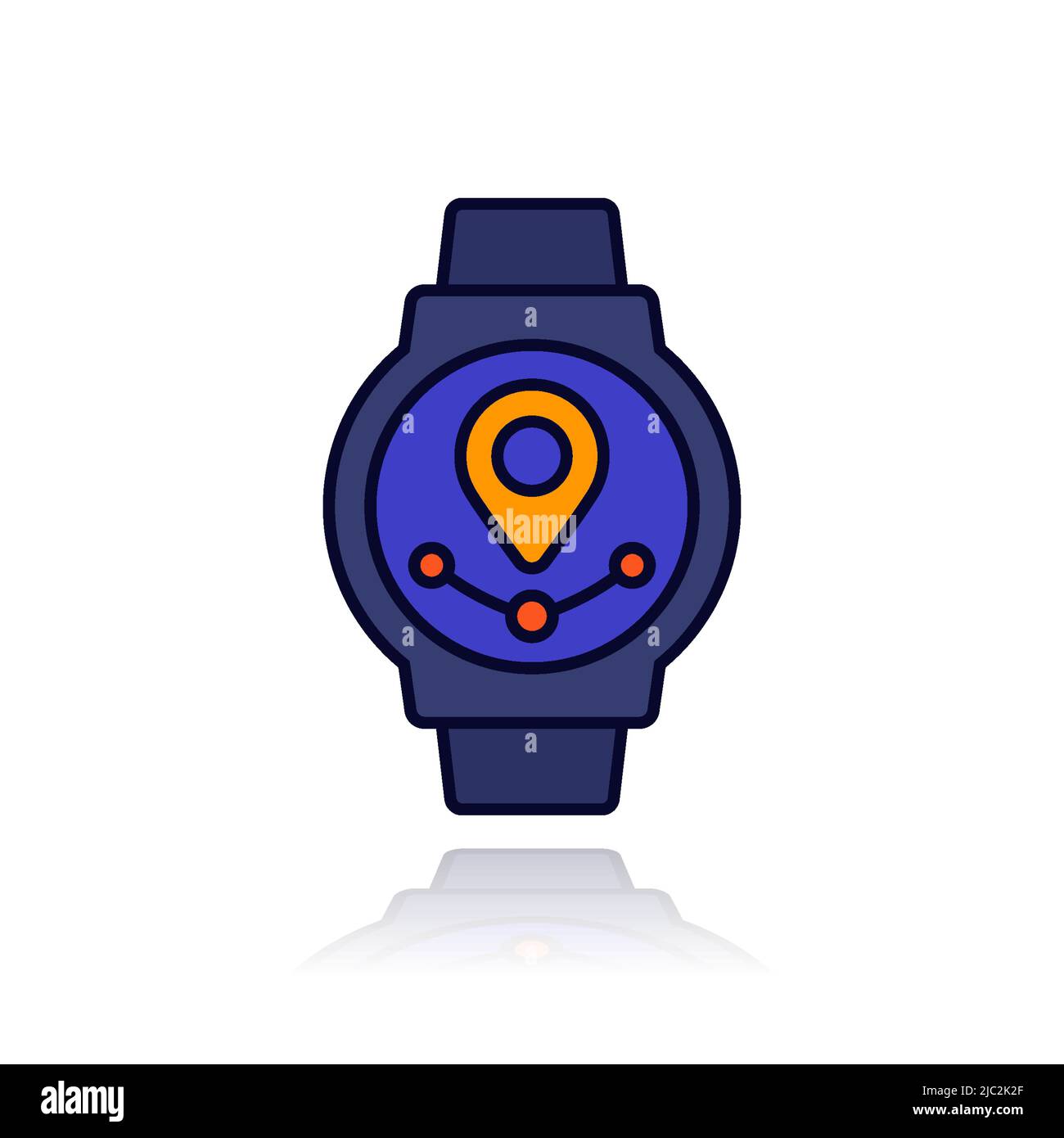 Gps watch Cut Out Stock Images & Pictures - Alamy