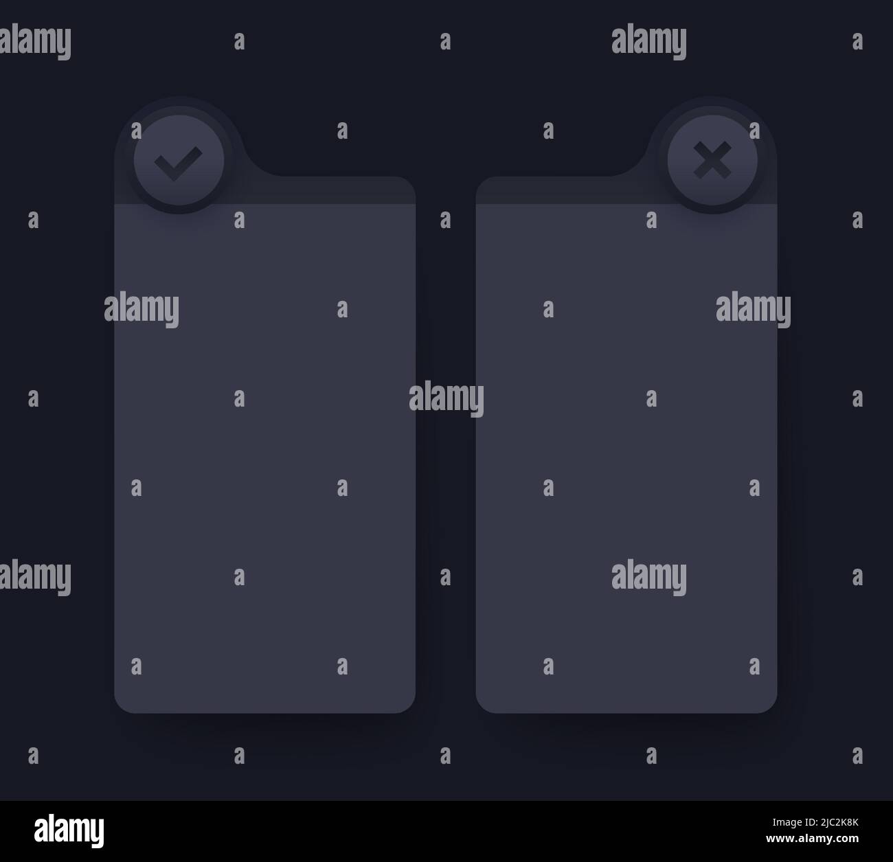 positive and negative comparison, pros and cons Stock Vector Image ...