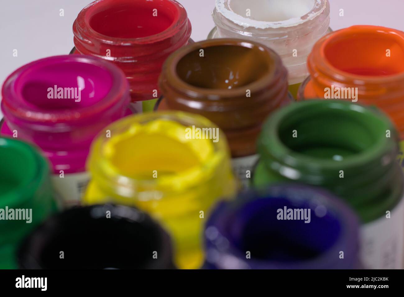 Colorful and vibrant Fabric color bottles Stock Photo - Alamy