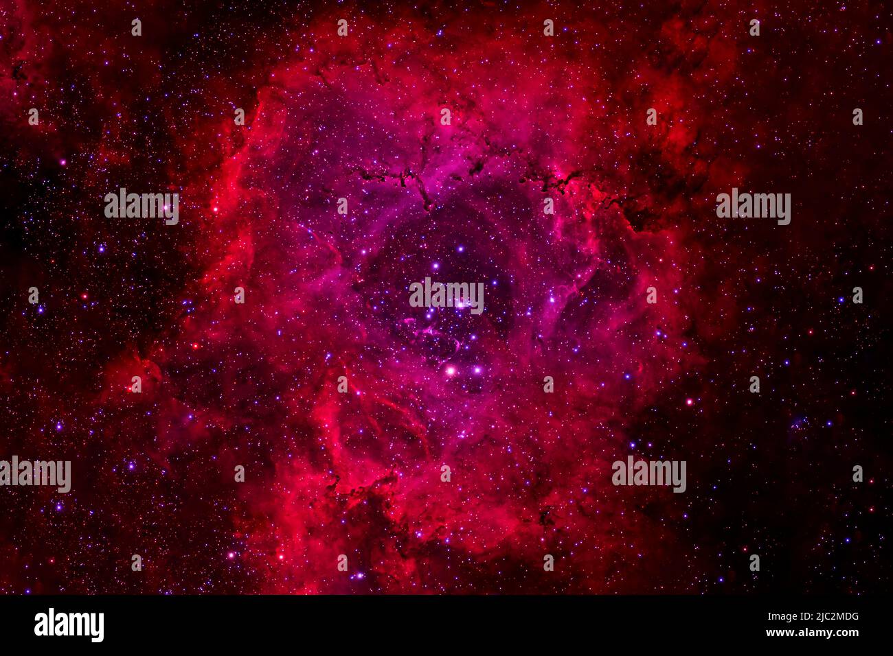 Bright purple space nebula. Elements of this image furnished by NASA ...