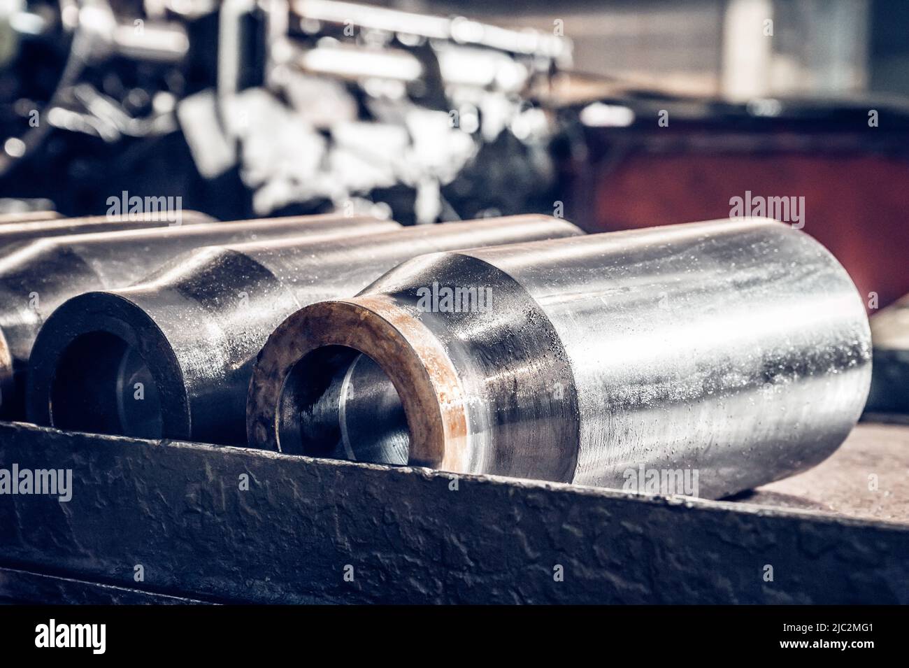 Process of cooling ready steel pipes on Iron and Steel Factory or Pipe ...