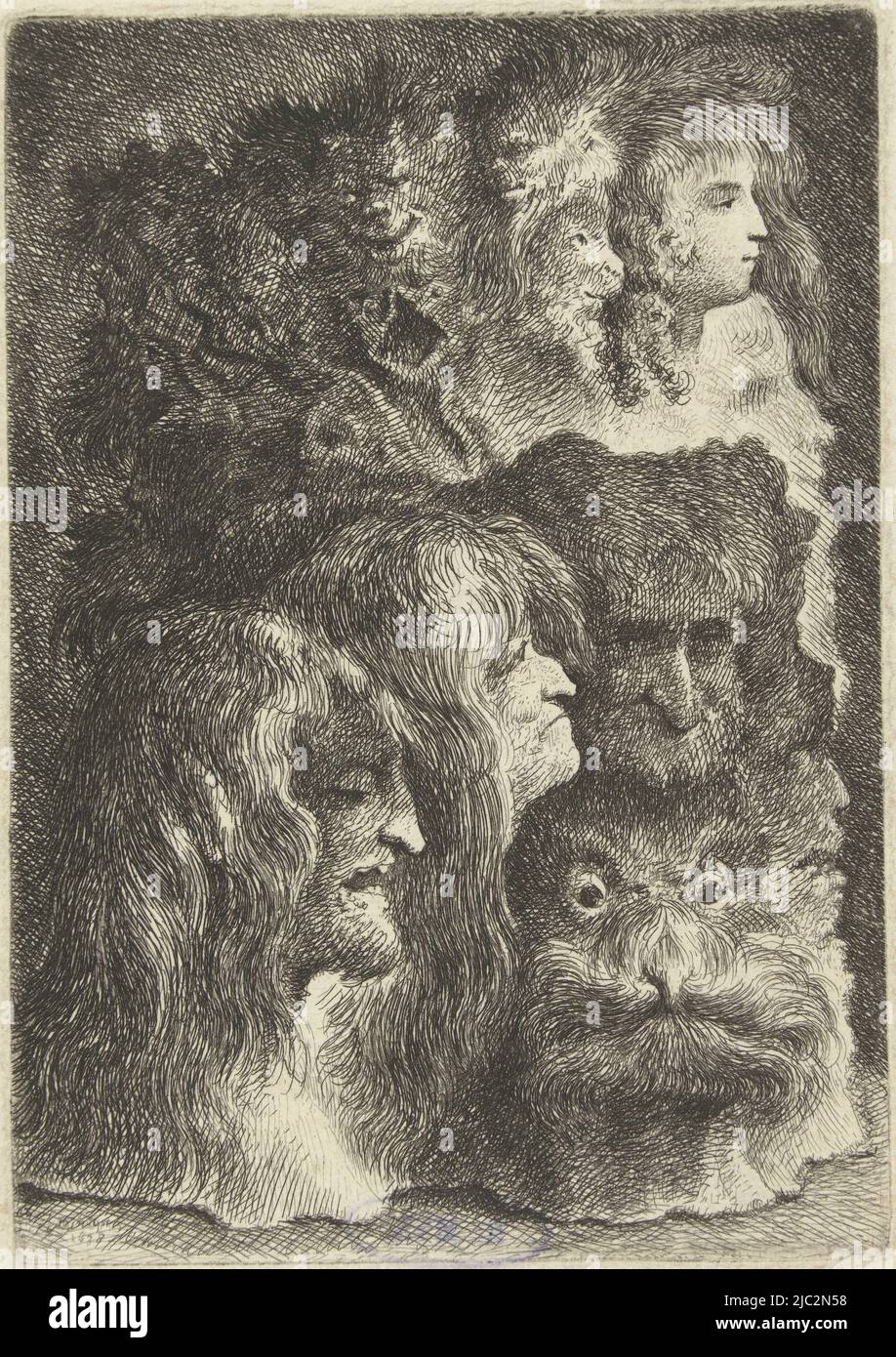 Eight different heads hi-res stock photography and images - Alamy