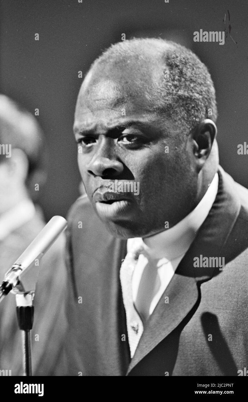 RUFUS THOMAS (1917-2001) American R&B singer in December 1964. Photo ...