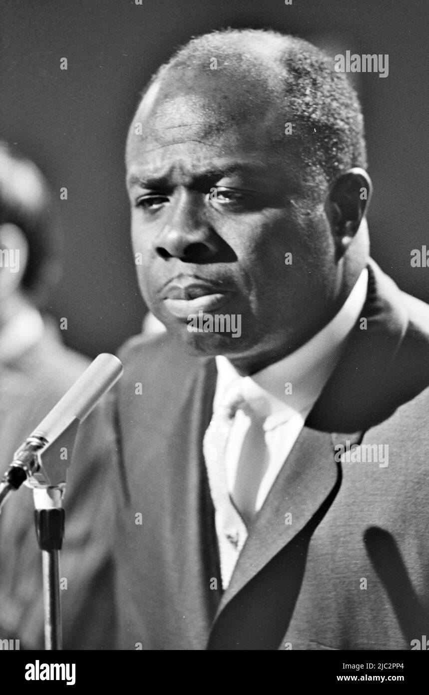 RUFUS THOMAS (1917-2001) American R&B singer in December 1964. Photo ...