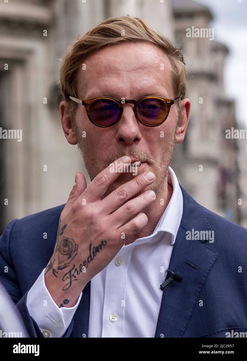 Pic Shows Bad Law Project Launch Laurence Fox And Harry Miller