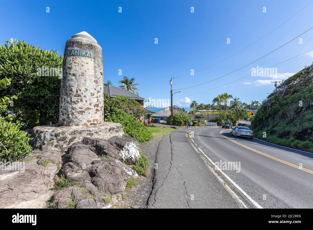 Lanikai Monument, Oahu, Hawaii Stock Photo - Alamy
