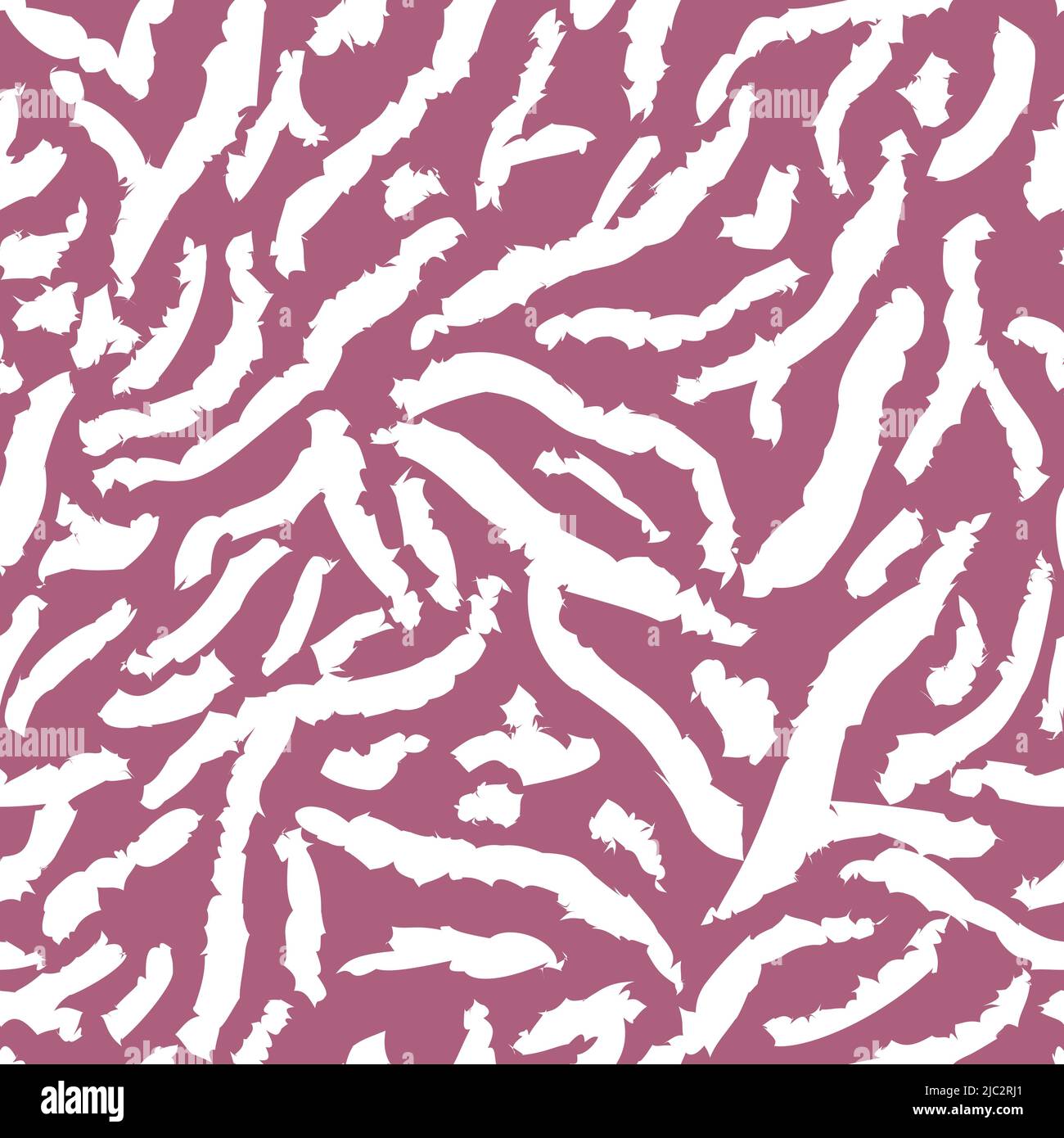 Seamless pattern animals rough striped on pink background. Color fur ...