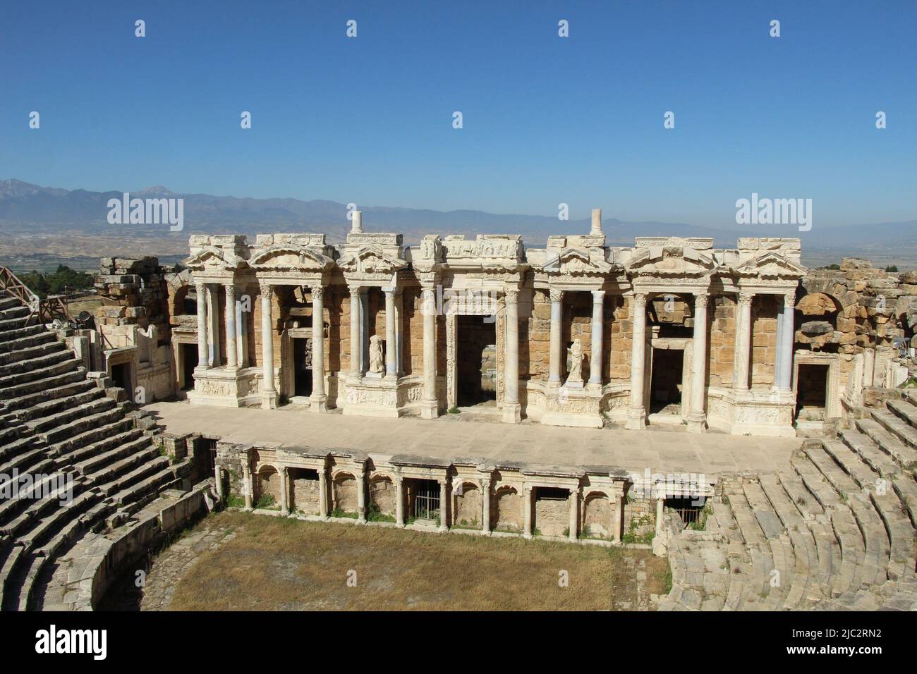 Ruins of ancient Hierapolis Stock Photo - Alamy