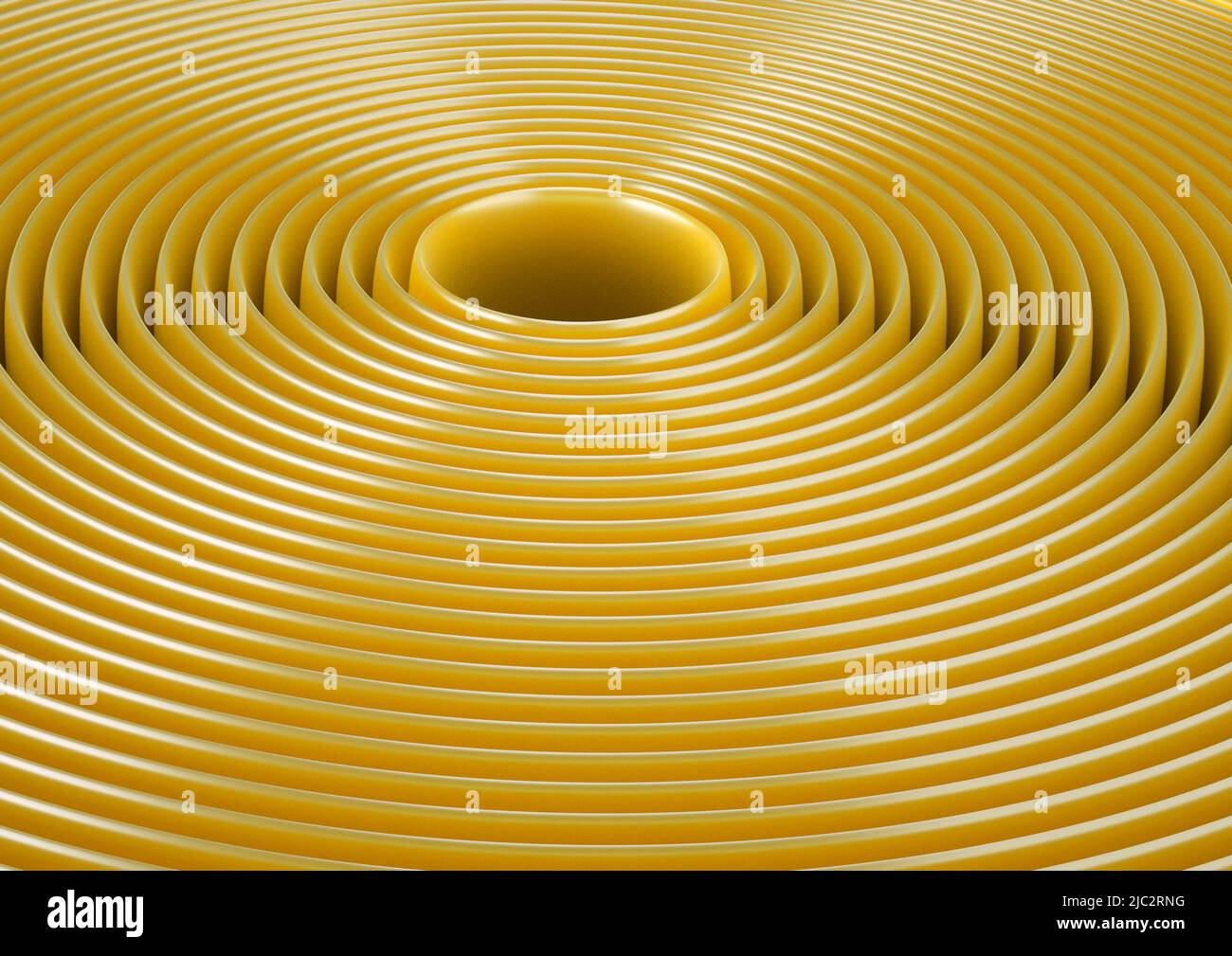 Abstract yellow round circles background 3d render Stock Photo - Alamy