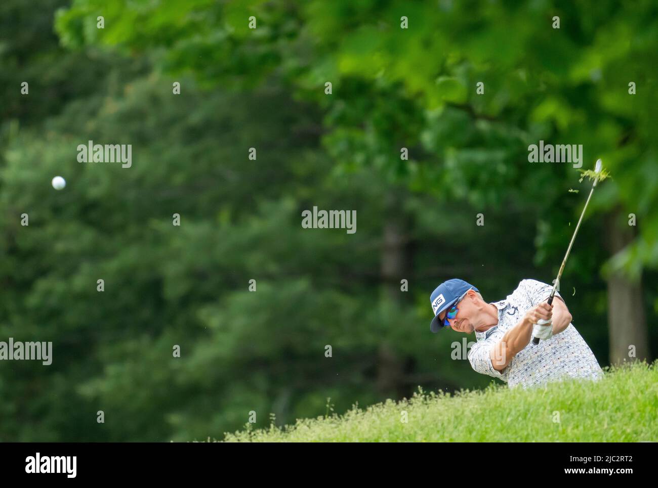 June 9, 2022, TORONTO, ON, CANADA: Jim Knous of the USA hits out of the ...