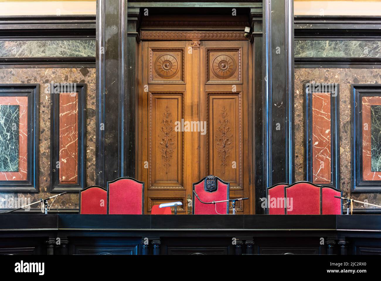 Brussels Capital Region - Belgium - 06 05 2022 - Seats of the president ...