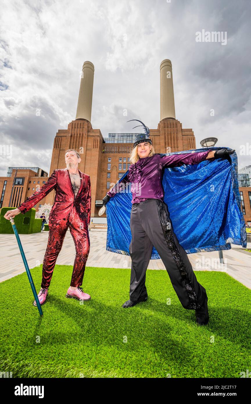 London, UK. 9th June, 2022. Marcus Megastar - Performers come to ...