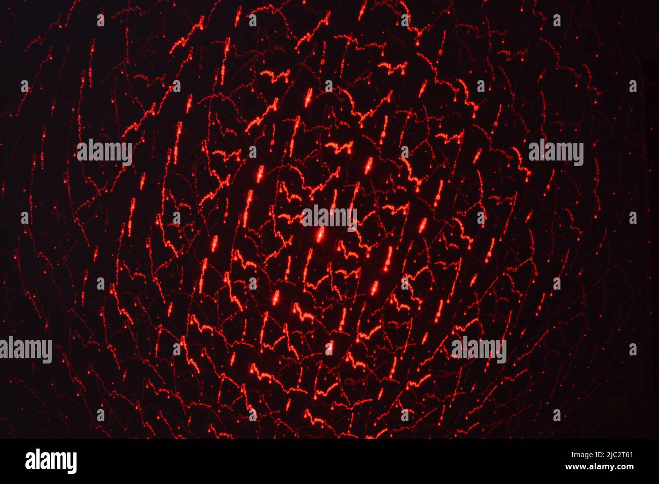 Long exposure image of laser beam on wall Stock Photo - Alamy