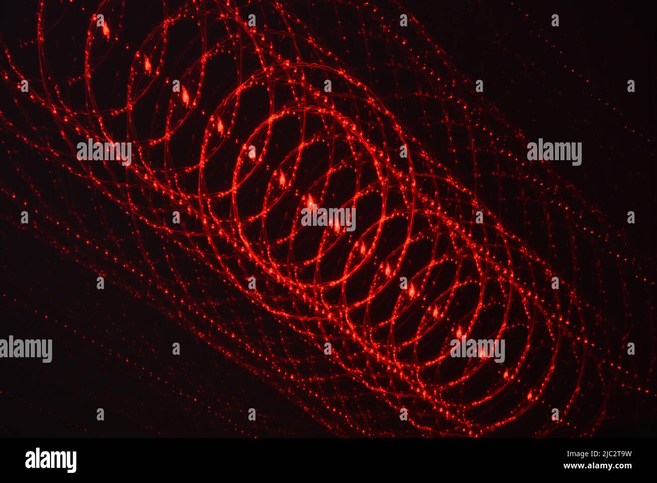 Long exposure image of laser beam on wall Stock Photo - Alamy
