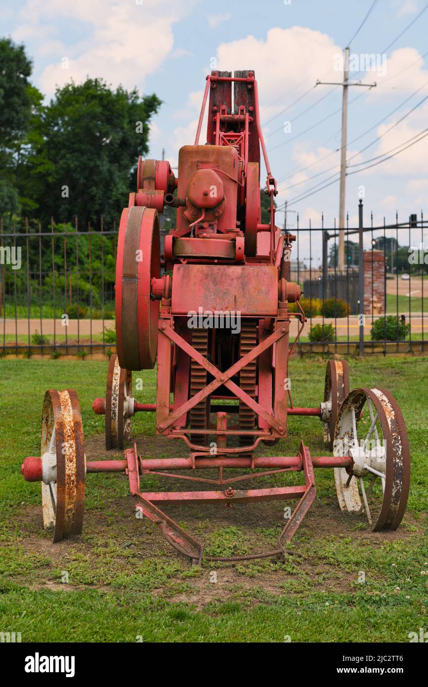 Red hay baler hi-res stock photography and images - Alamy