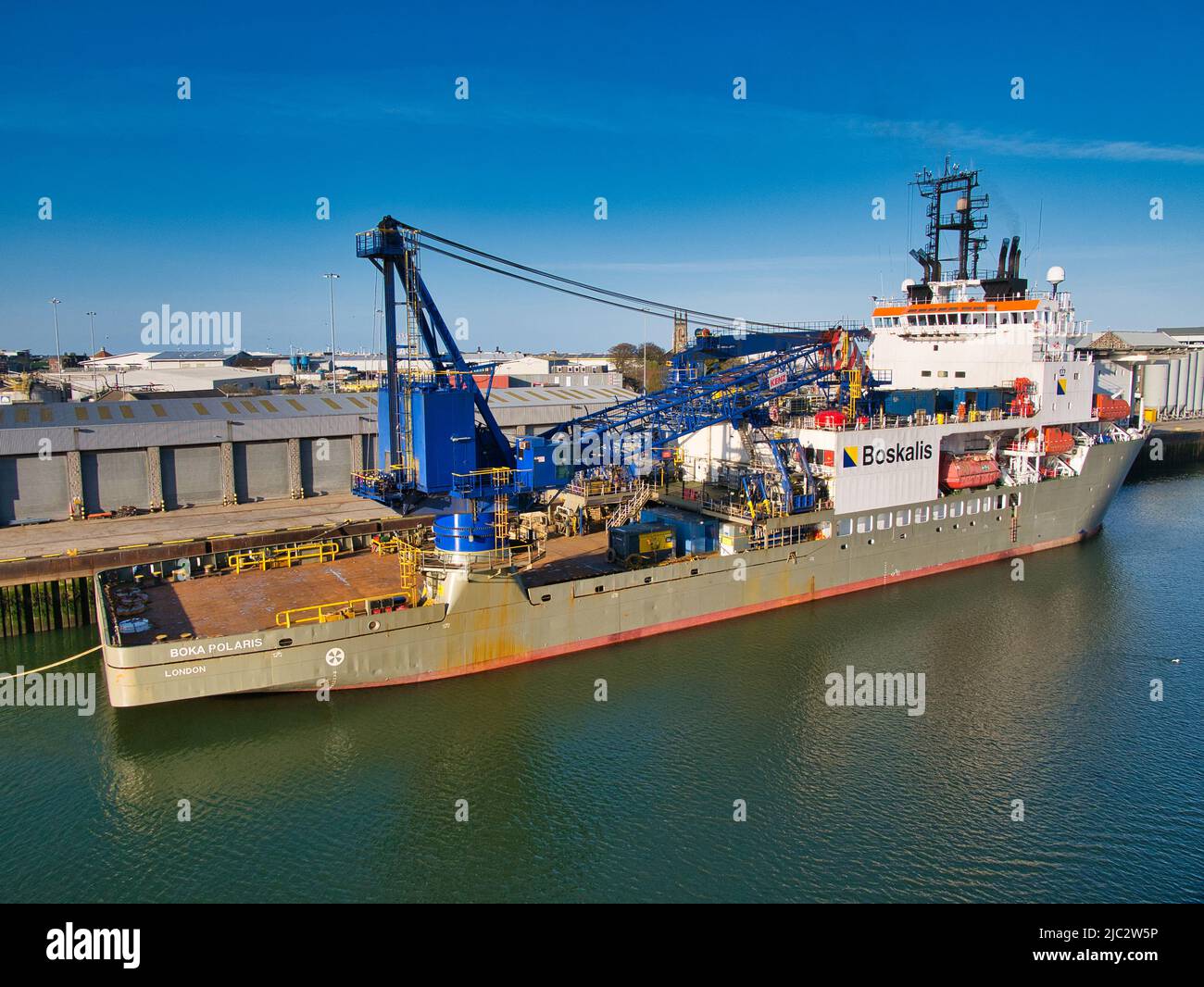 Boka Polaris, a UK multi-role diving support and offshore construction ...