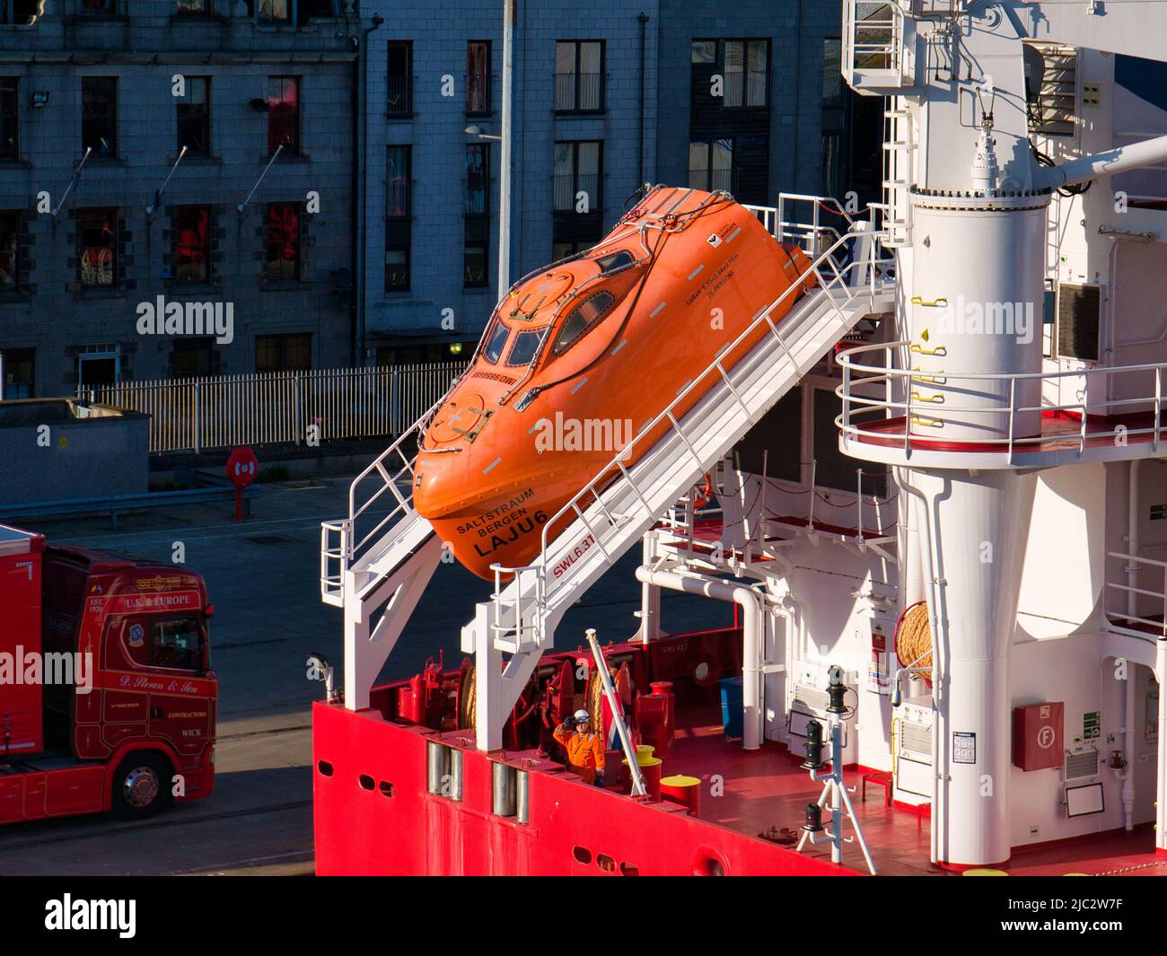 Marine escape capsule hi-res stock photography and images - Alamy
