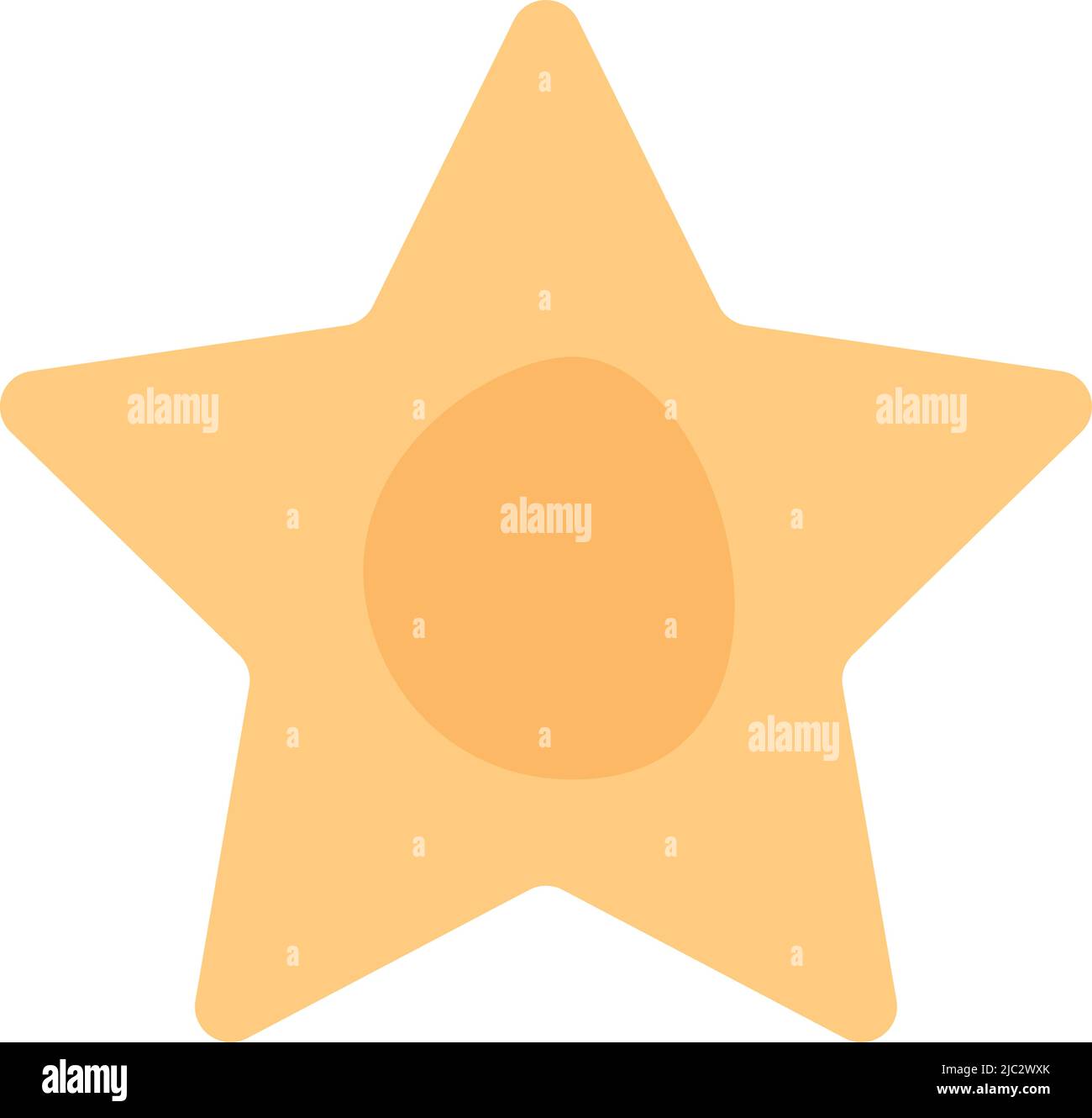Star icon. Yellow twinkle symbol. Golden frame isolated on white ...