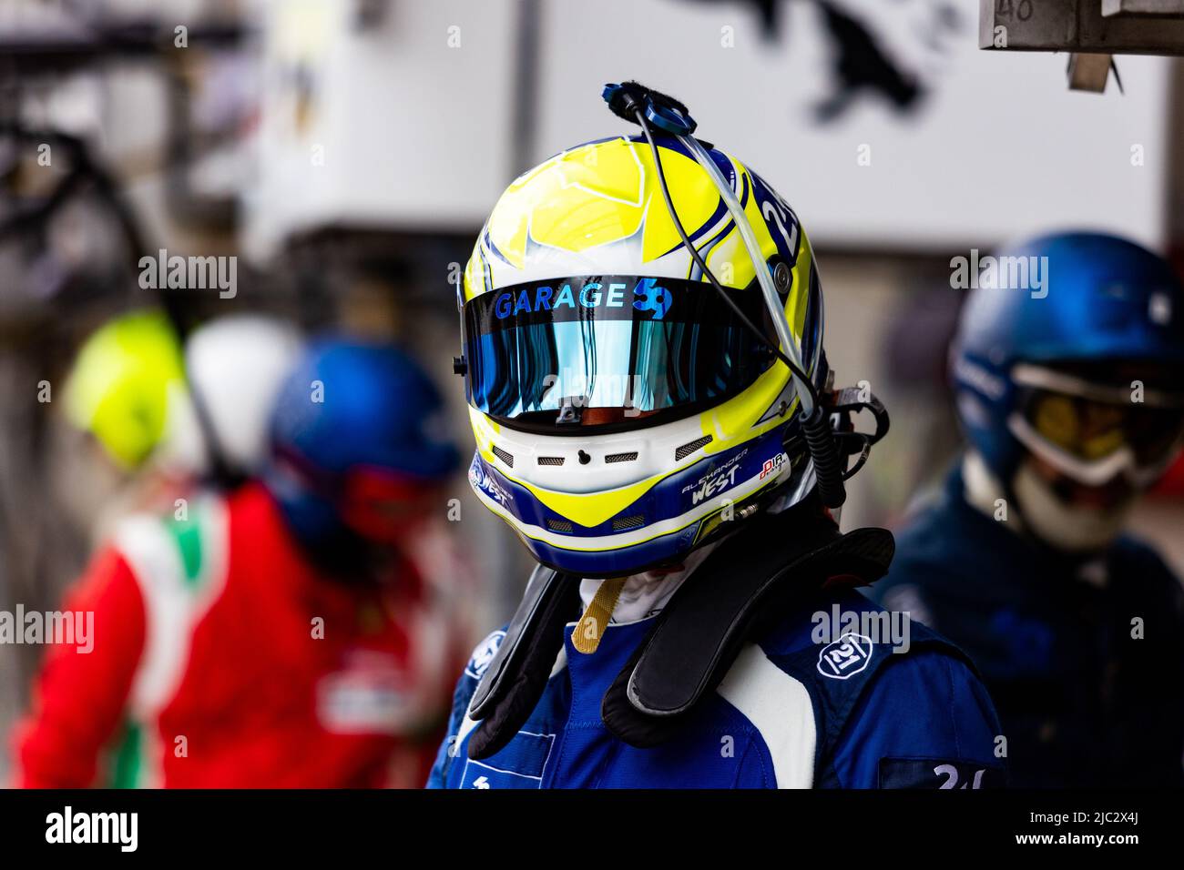 WEST Alexander (fin), Inception Racing, Ferrari 488 GTE Evo, portrait ...